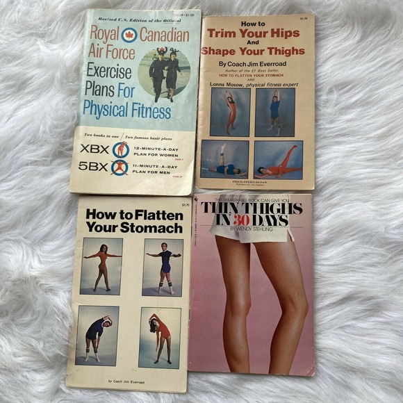 Other | Vintage Fitness Workout Books Bundle Of 4 Royal Canadian Air ...